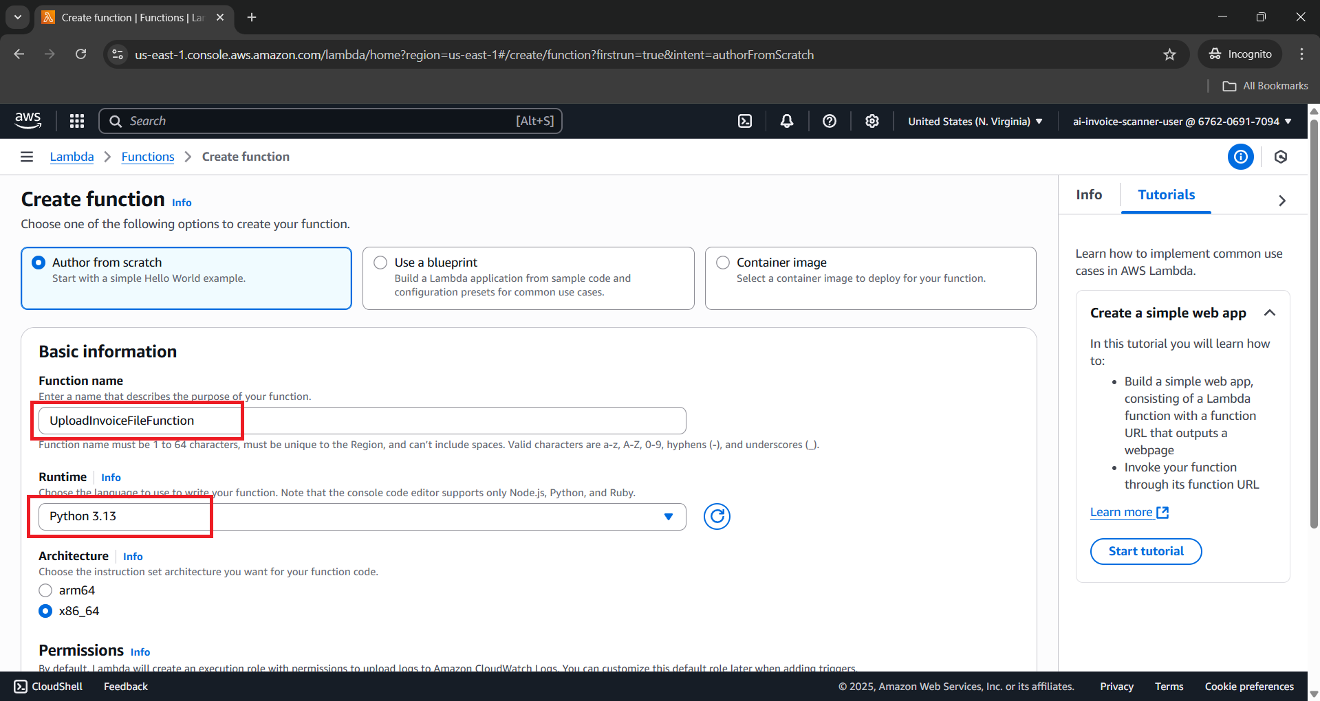Create Lambda Function #1 :: AWS System Manager